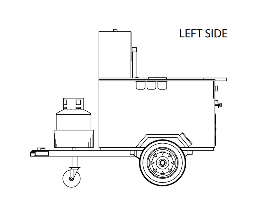 Our Most Popular Cart Style - The Hummer | Hot Dog Cart Catalog