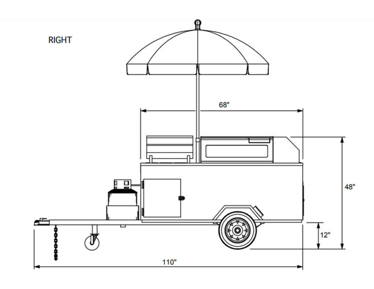 A 100 Hot Dog Cart | Willy Dogs Hot Dog Carts Catalog
